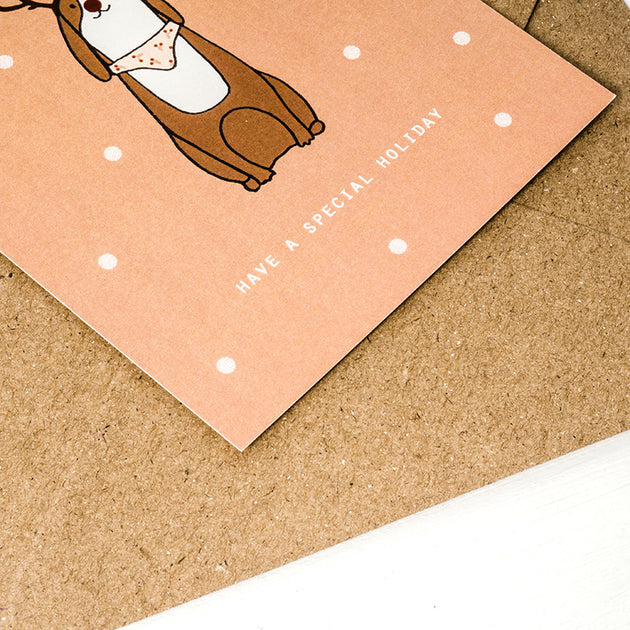 Felicitare Rudolf Dog - Zsazsa Art Studio | IARMAROC.com