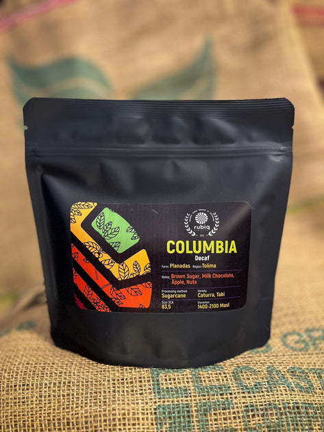 Cafea de Specialitate COUMBIA Planadas - DECAF - Rubiq Roastery ...