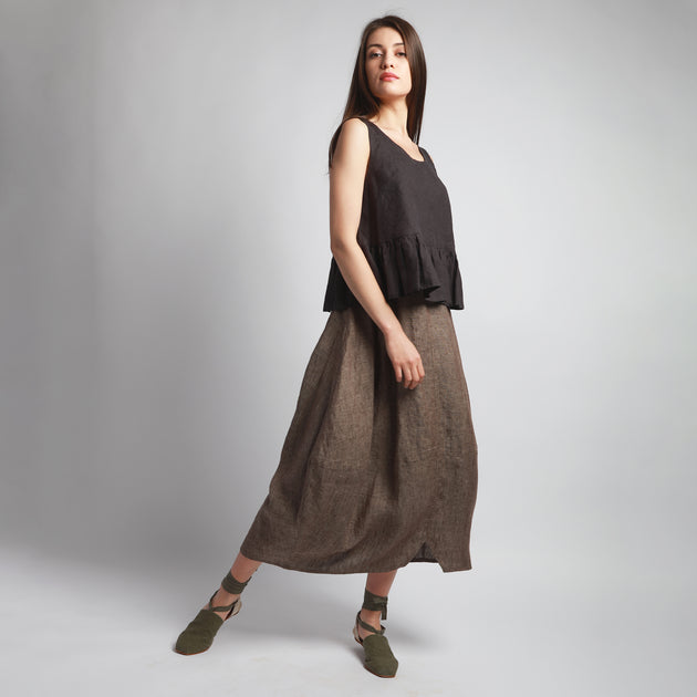 MANON Fusta maxi tip balon - KNOTIUM | IARMAROC.com