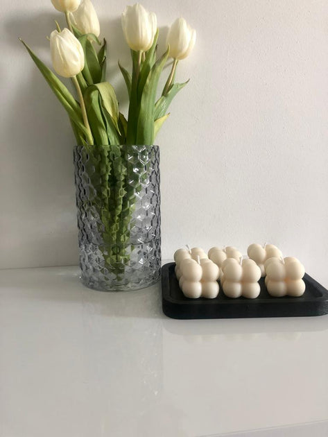 Lumânare decorativă parfumată „Cub mic” - Luna Candles | IARMAROC.com