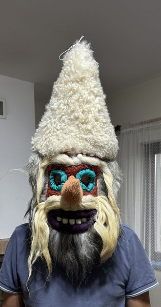 Mască de moșneag Gheorghe - Iulian Mihalachi | IARMAROC.com