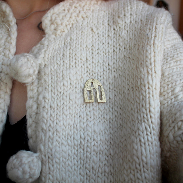 Brosa casuta din alama - Beatrix Color | IARMAROC.com