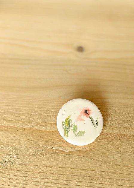 Set 3 brose ceramice cu flori si frunze - Ulika Studio | IARMAROC.com