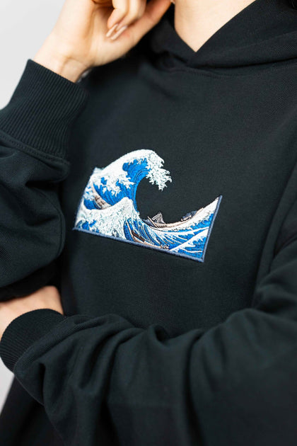 THE GREAT WAVE OFF KANAGAWA | HANORAC - Stitchdom | IARMAROC.com