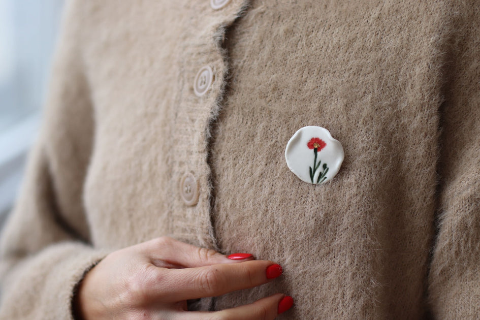 Brosa portelan floare - Beatrix Color | IARMAROC.com