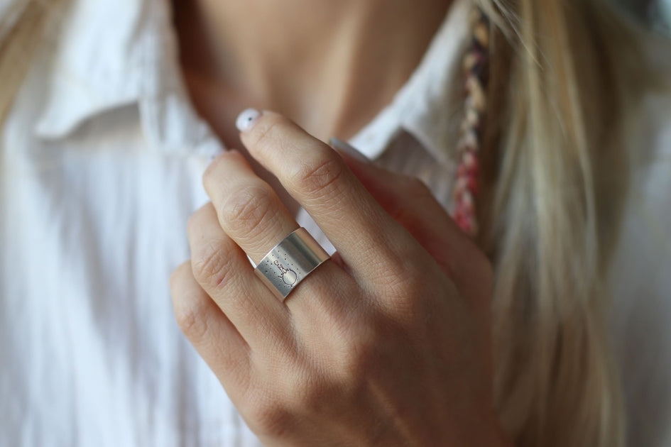 Inel din argint cu Micul Print pe planeta - Beatrix Color | IARMAROC.com