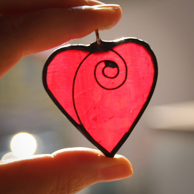 Inima Rosie - Mica - FurnixArt | IARMAROC.com