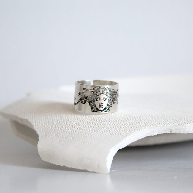 Inel argint cu Medusa - Beatrix Color | IARMAROC.com