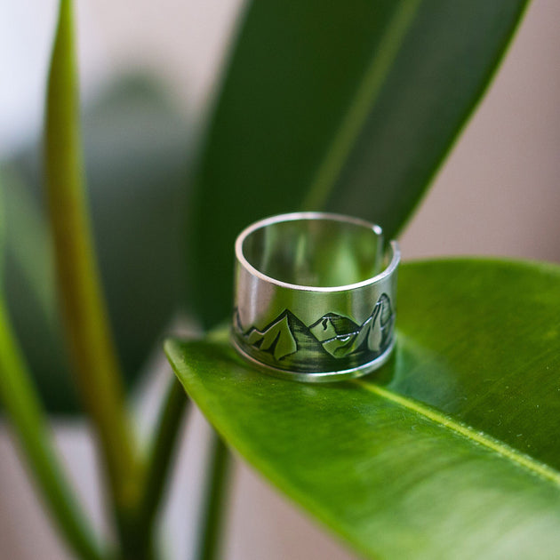 Inel lat cu munti - Beatrix Color | IARMAROC.com